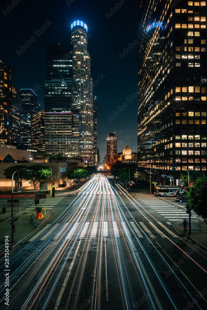 Los Angeles At Night Streets