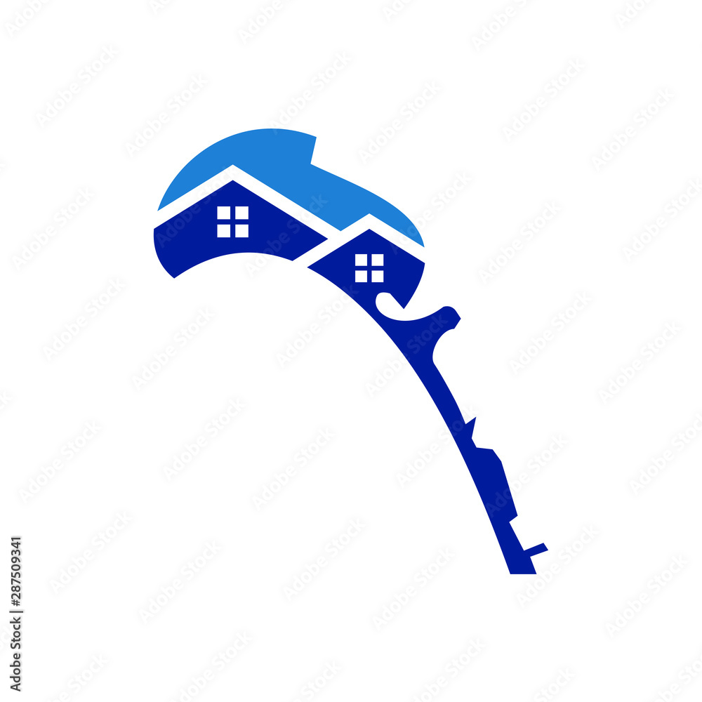 Coronado Map and Home Icon and Symbol. Logo Vector. Eps 10 Stock Vector ...