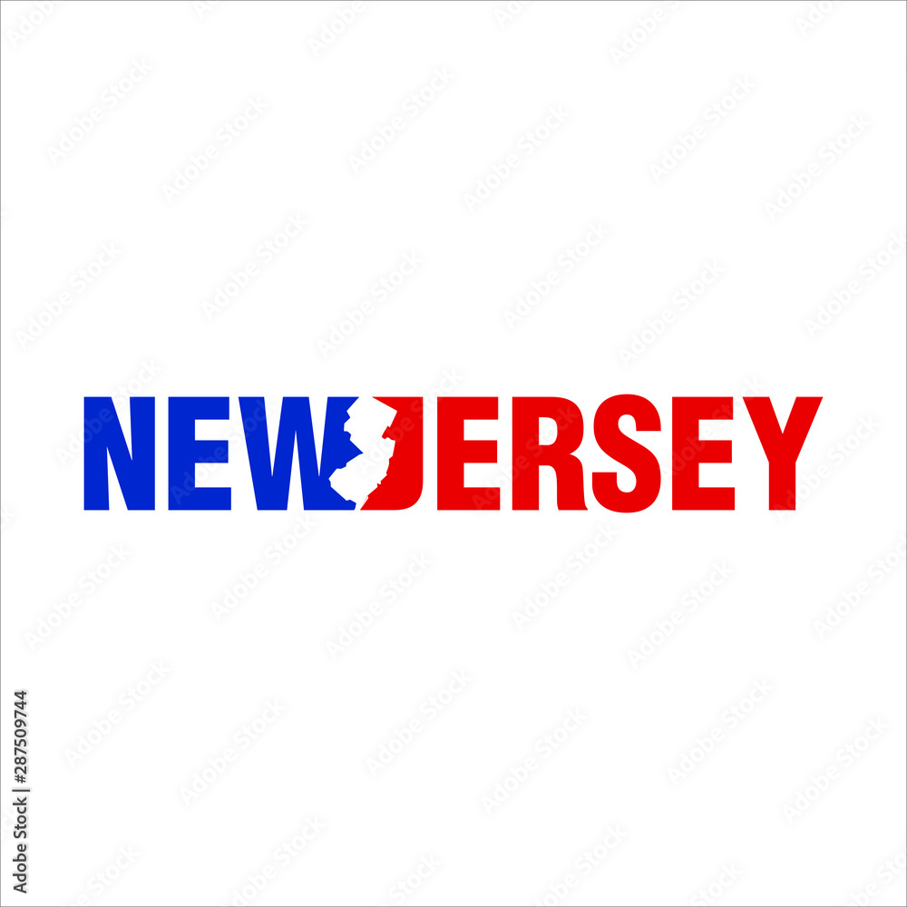 New Jersey Logo. Map Symbol. Sign Icon. Vector Eps 10. Stock Vector ...