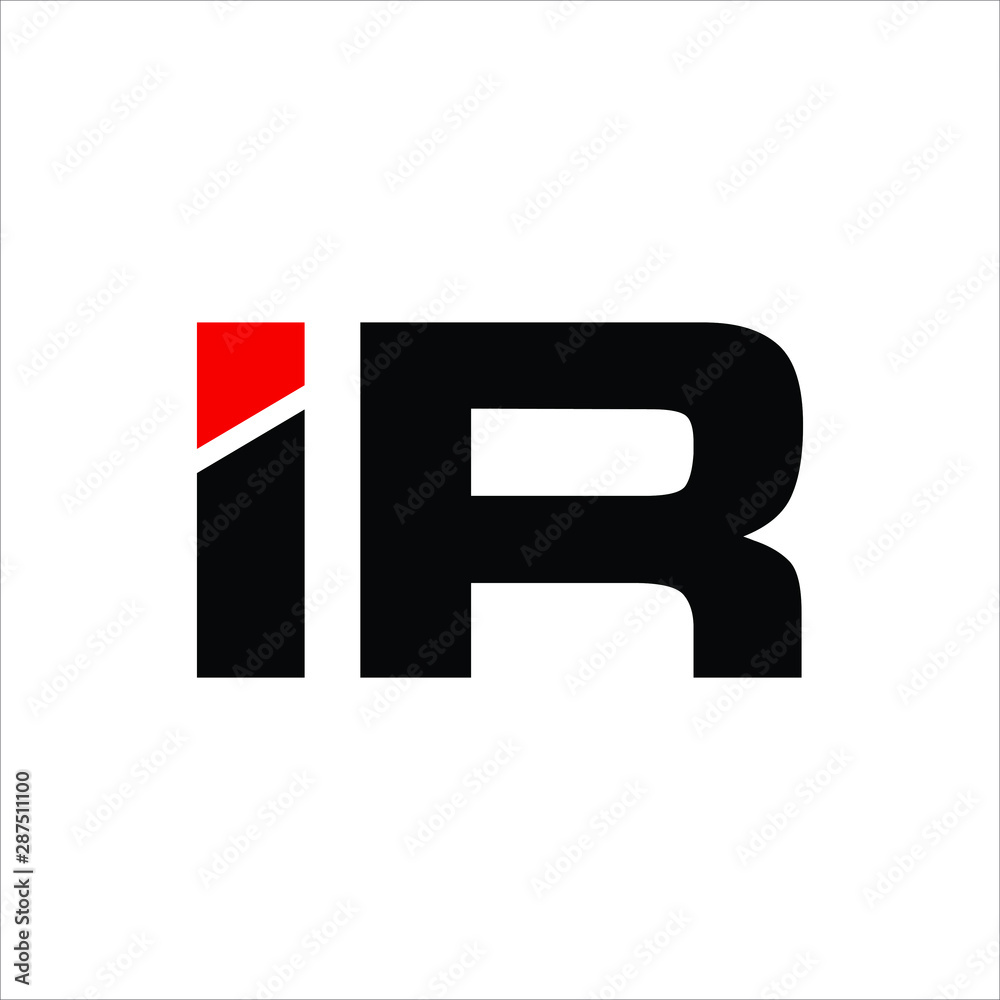 Letter I and R Logo. Symbol. Icon Vector Eps 10. Stock Vector | Adobe Stock