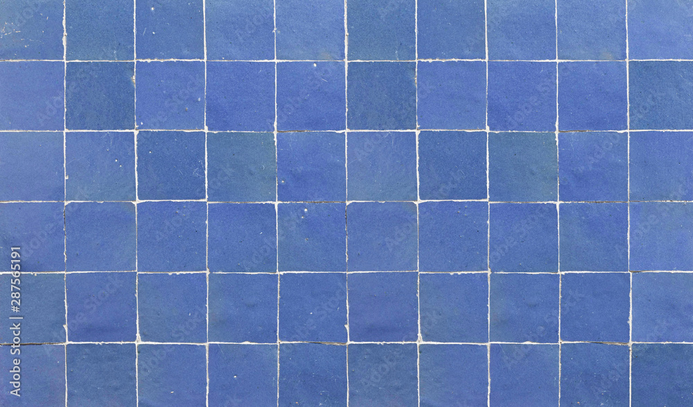 Blue Ceramic Tile Texture