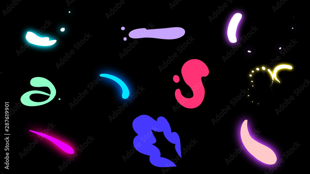 Liquid Shape Elements Stock Template | Adobe Stock