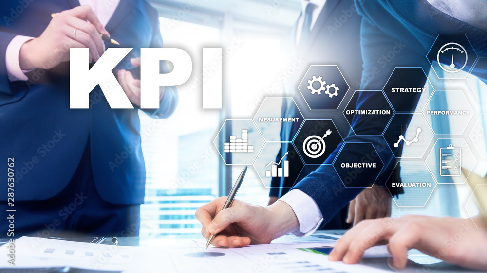 KPI - Key Performance Indicator. Business and technology concept ...
