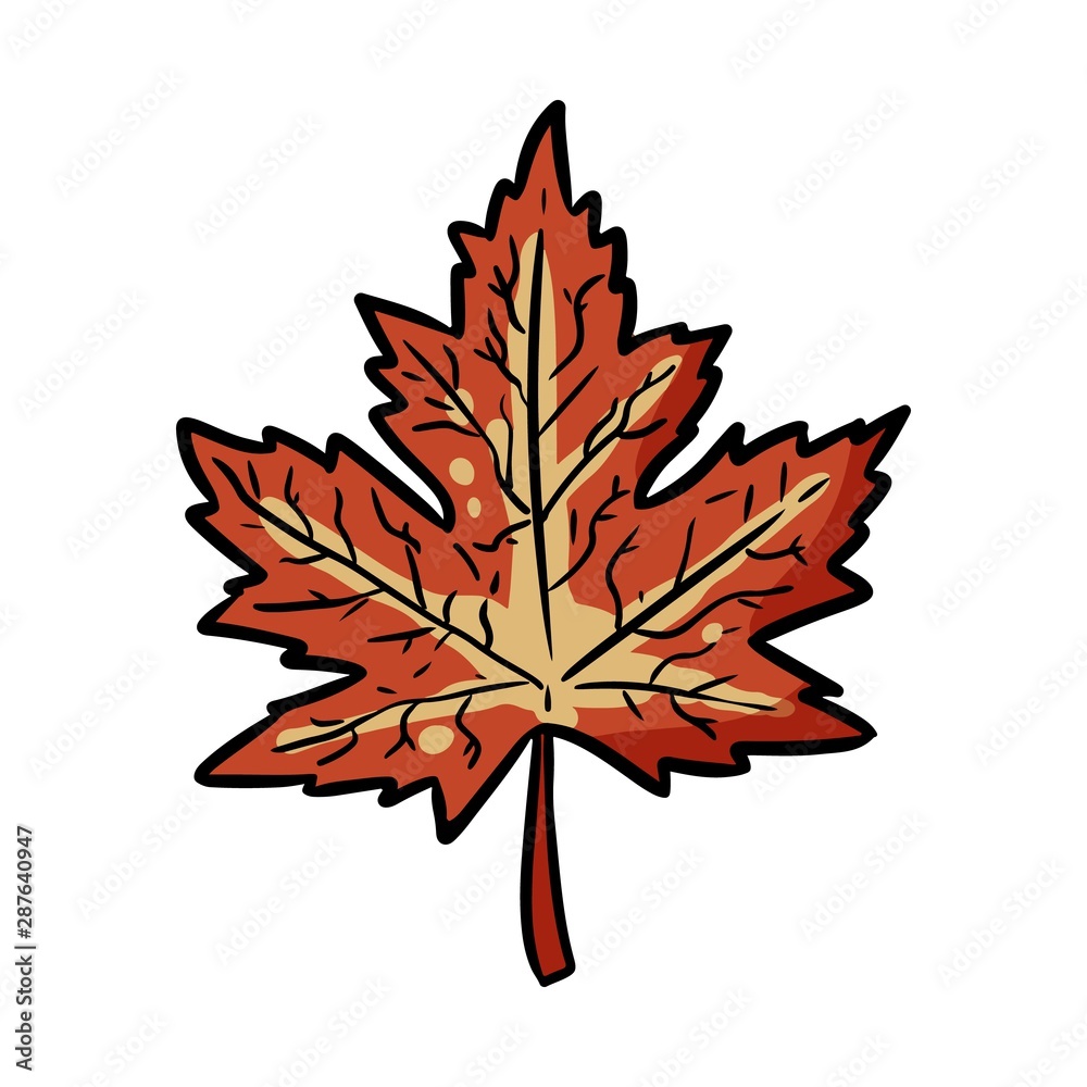 Cartoon Maple Leaf
