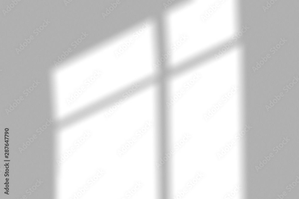 Black shadow silhouette and overlay on the white isolated background ...
