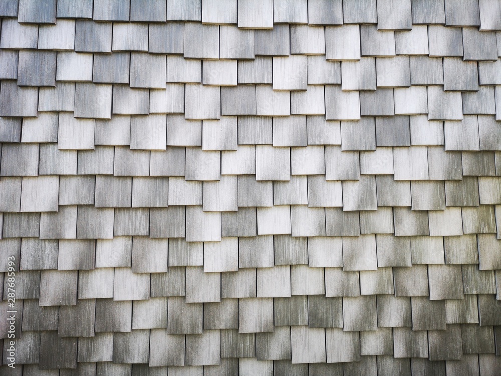 Dachschindeln Holzschindel Stock Photo | Adobe Stock