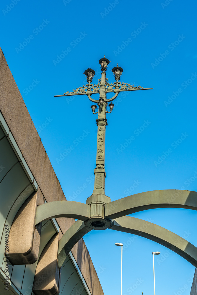 Dorogenpyo (Point Zero) marker at Nihonbashi bridge, Tokyo. Starting ...