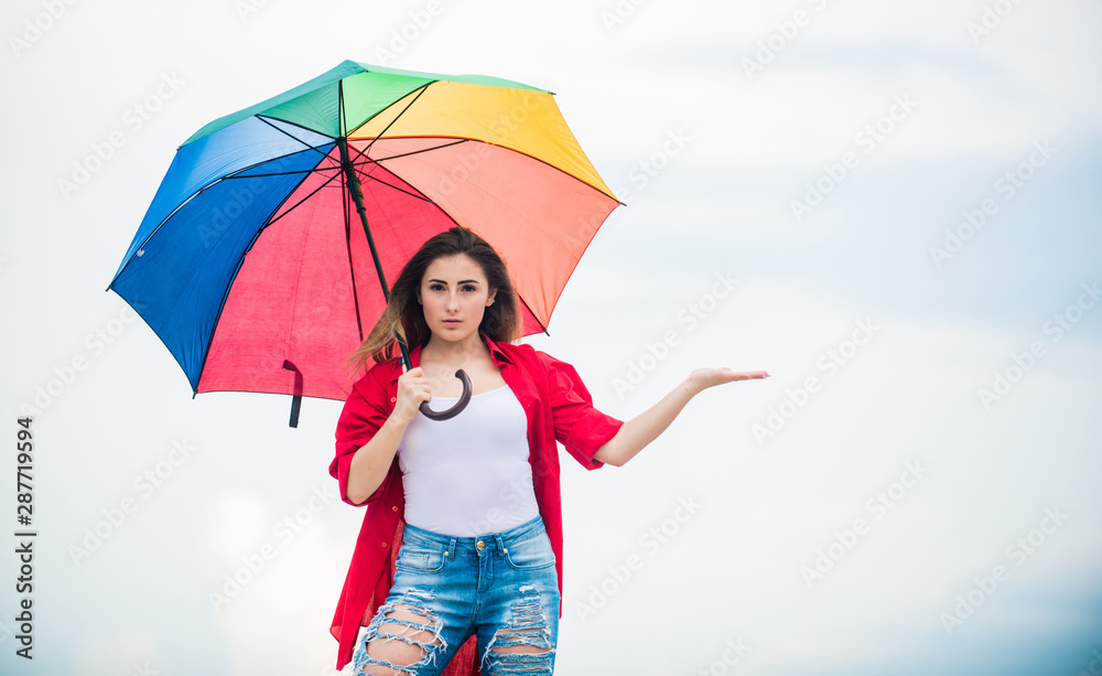 Colorful Real Umbrella