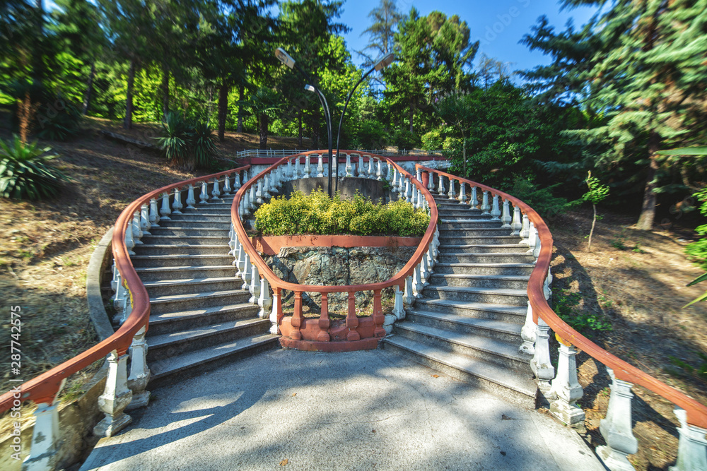 Termal Park view in Termal, Yalova. Termal has populer thermal spring ...