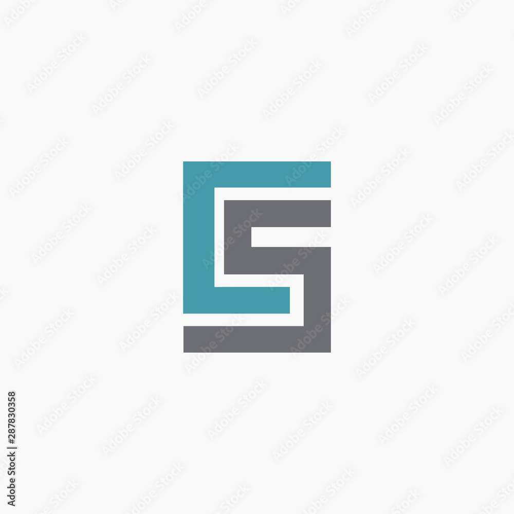 Letter CS Logos Design Using Letters C and S In Vector Stock Vector ...