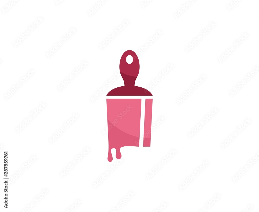 Paint logo Stock Vector | Adobe Stock