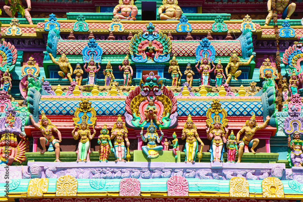Beautiful Traditional Hindu temple in India Stock Photo | Adobe Stock