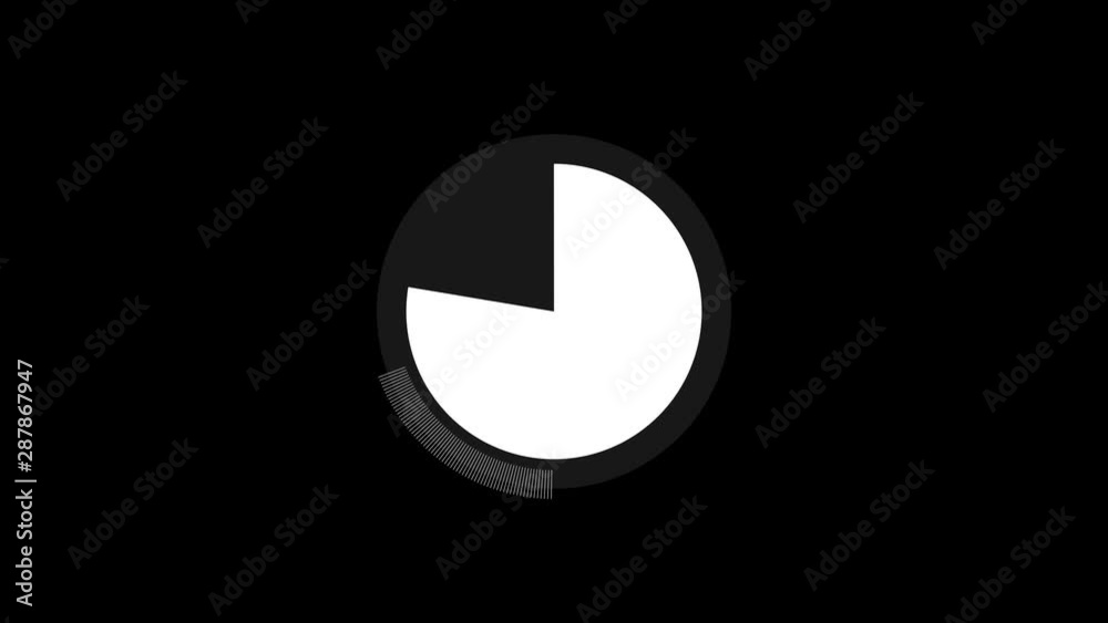 circular pending loading. Time run stopwatch icon. Clock timer with ...