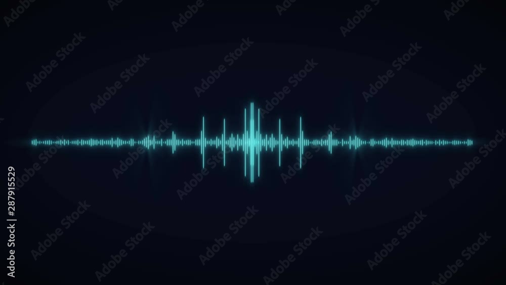 Audio spectrum sound wave effect. Digital equalizer. Stock 비디오 | Adobe ...