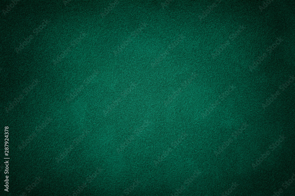 Dark green matt suede fabric closeup. Velvet texture. Stock Photo ...
