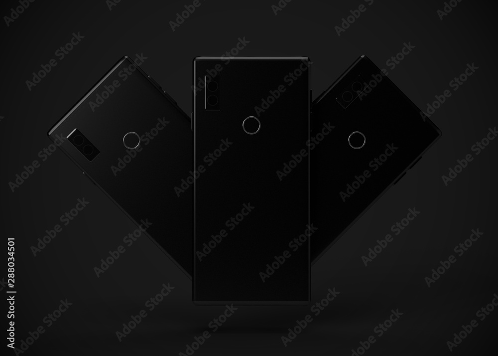 Smartphone Mobile Phone 3D Render Stock Illustration | Adobe Stock