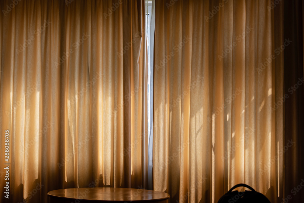 Closed Window Curtains