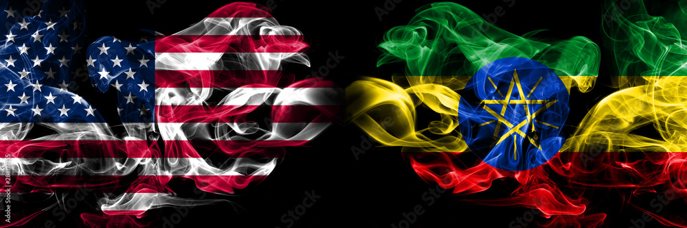 United States of America, USA vs Ethiopia, Ethiopian background ...