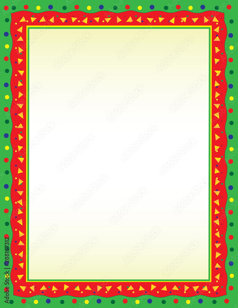 Hispanic Heritage Month Border Frame Stock Vector | Adobe Stock