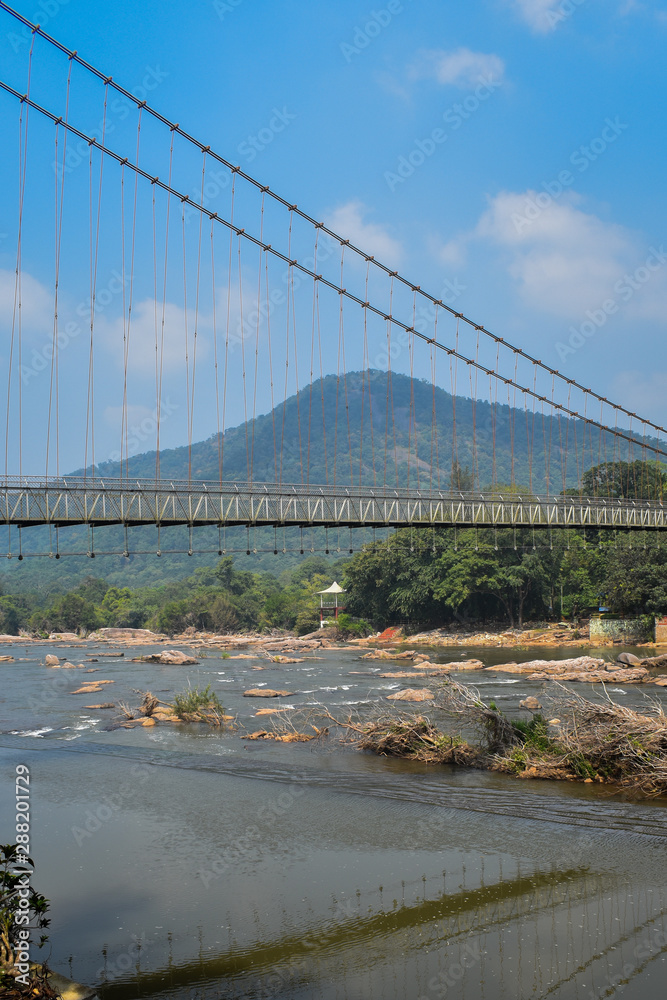 bridge over the Chalakudy river in kerala Stock Photo | Adobe Stock