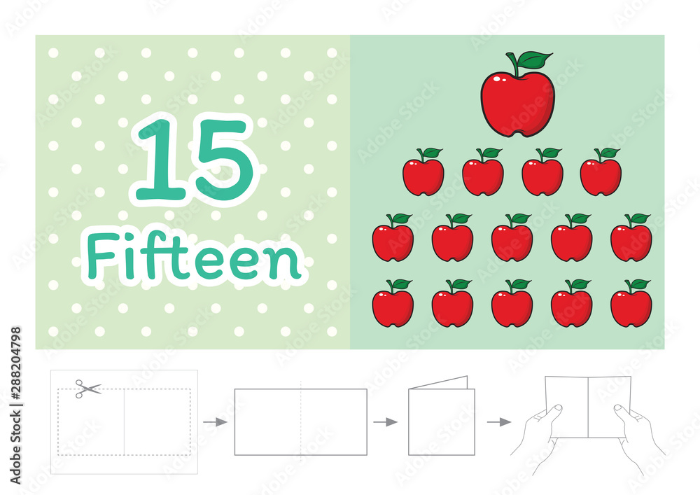 worksheet for kindergarten kids, Count the number of objects, Learn the ...