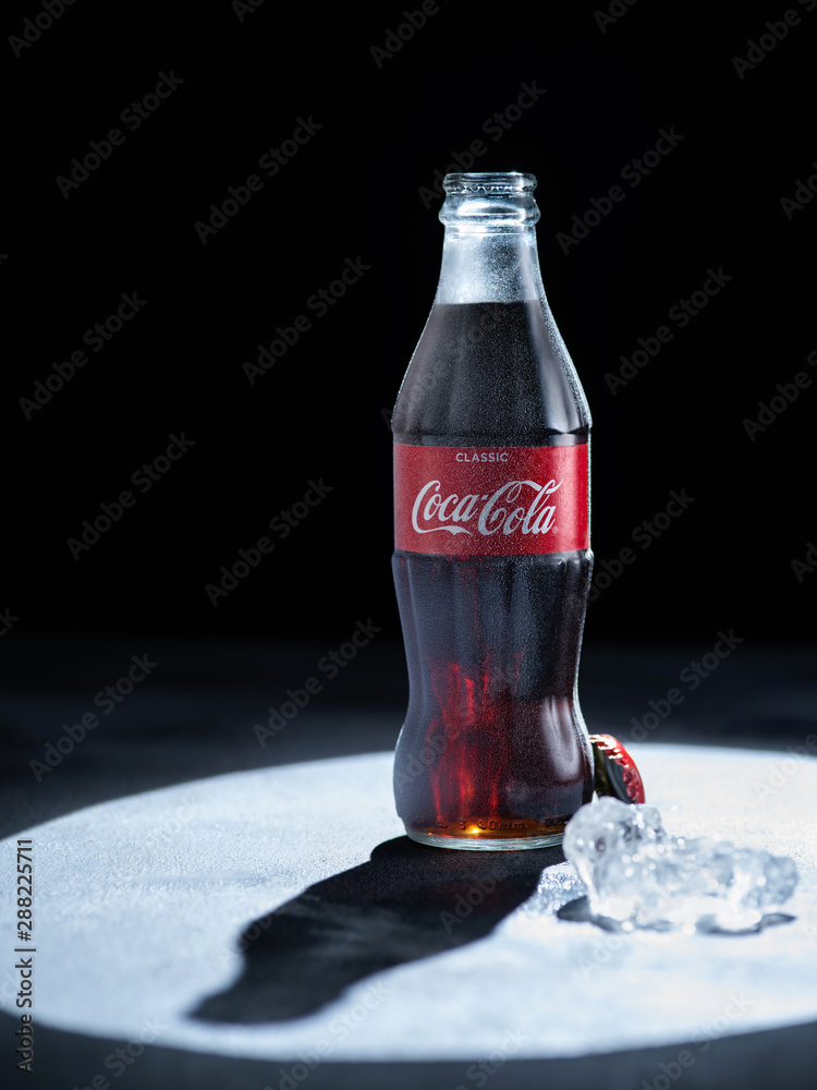 Frozen Coca Cola Bottle