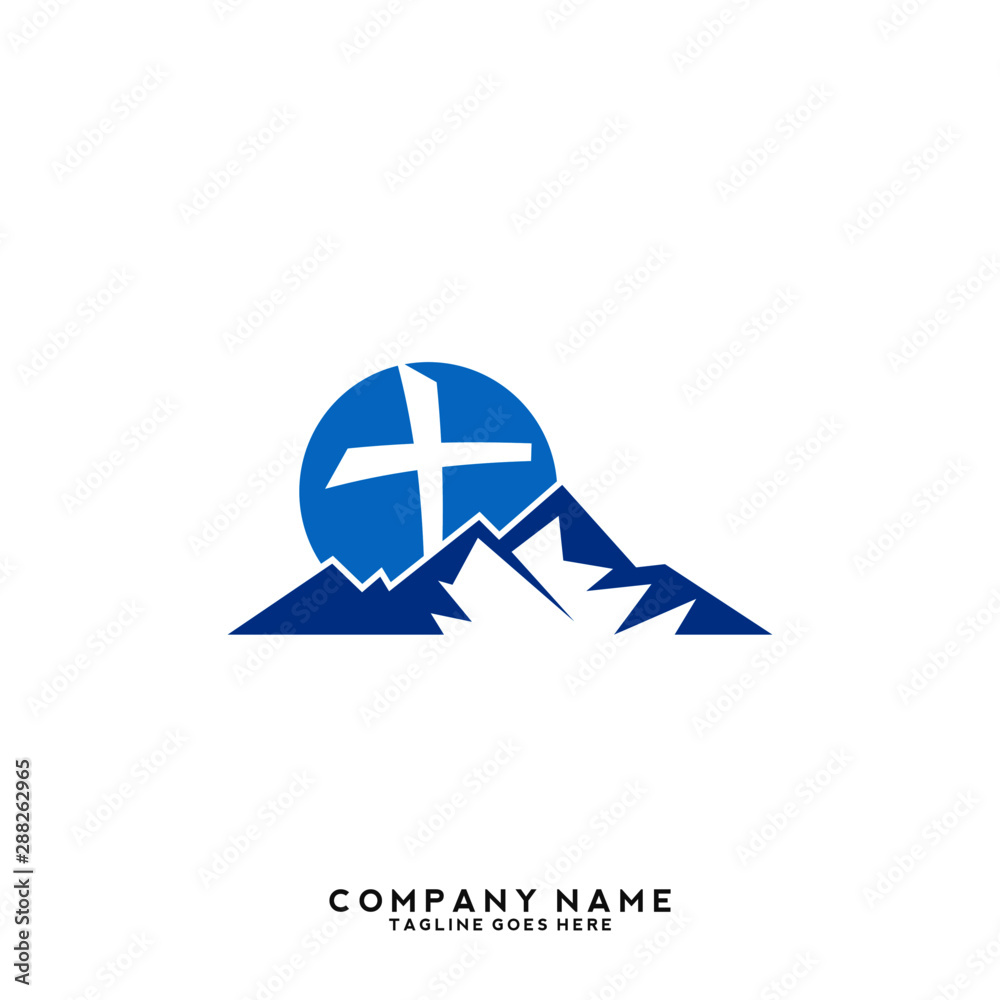 Church vector logo symbol graphic abstract template Stock Vector ...