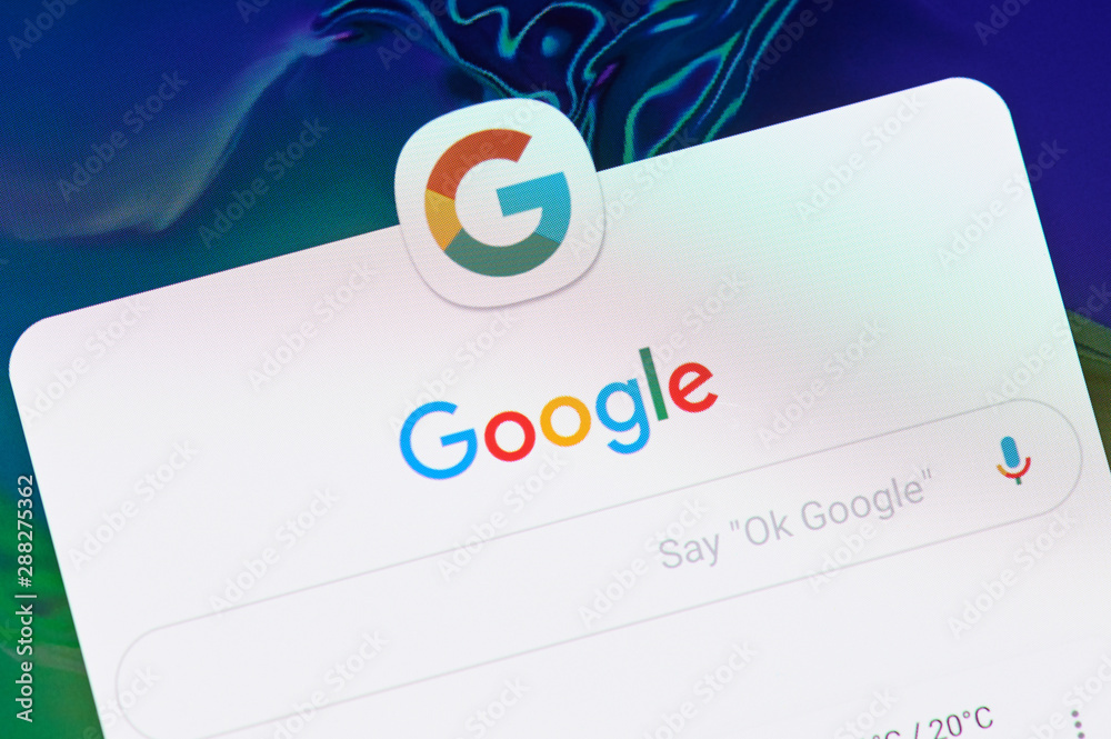 Google search application Stock Photo | Adobe Stock