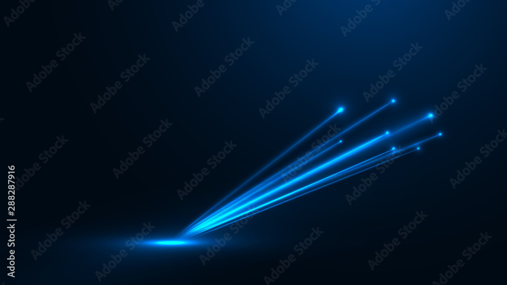Neon glowing linear explosion Stock Vector | Adobe Stock