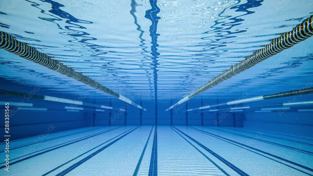 Olympic Swimming pool under water background. Stock Video | Adobe Stock
