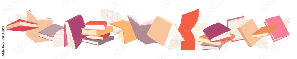 Books Border Design Stock Vector | Adobe Stock