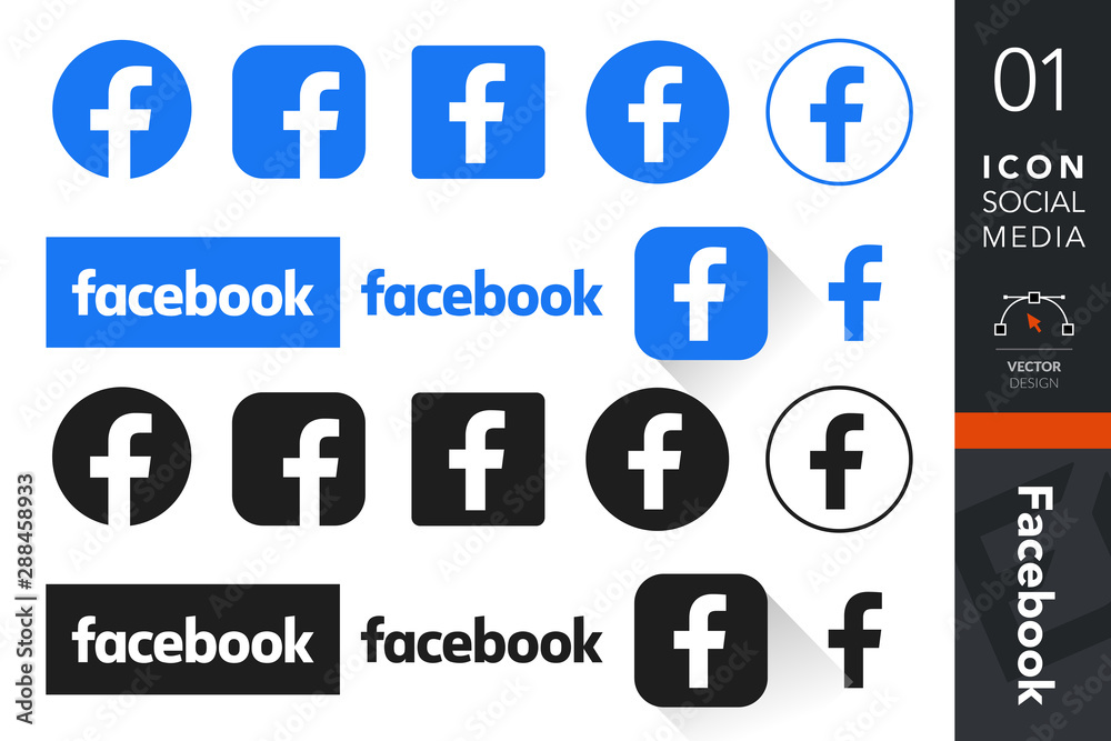 Facebook Stock Vector | Adobe Stock