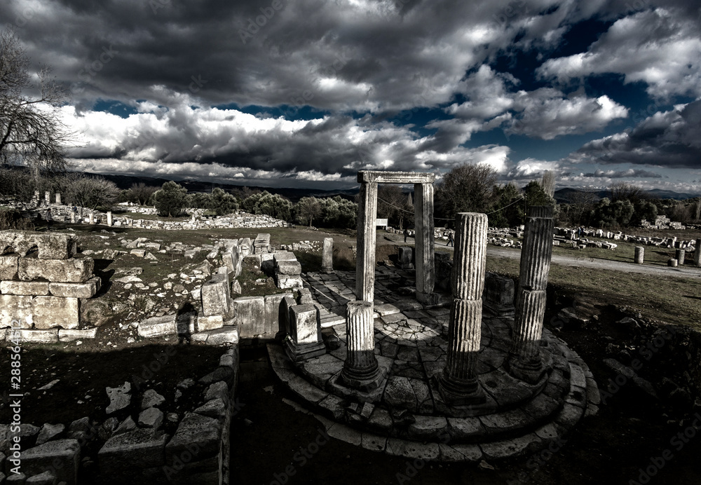 Lagina Hekate Sanctuary. The mysterious Goddess Hekate Stock Photo ...