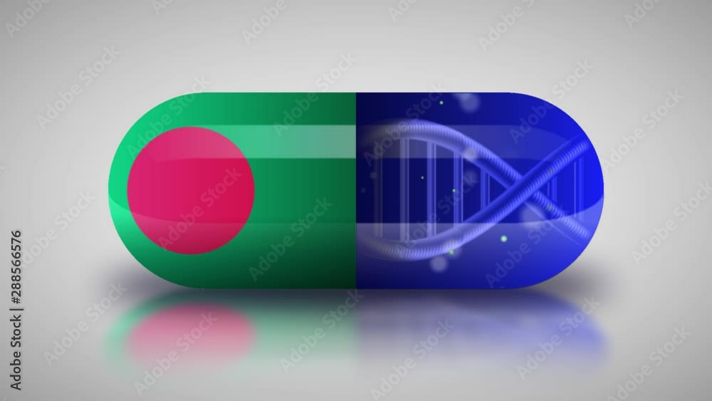 Vidéo Stock Animation of the national pharmaceuticals of Bangladesh ...