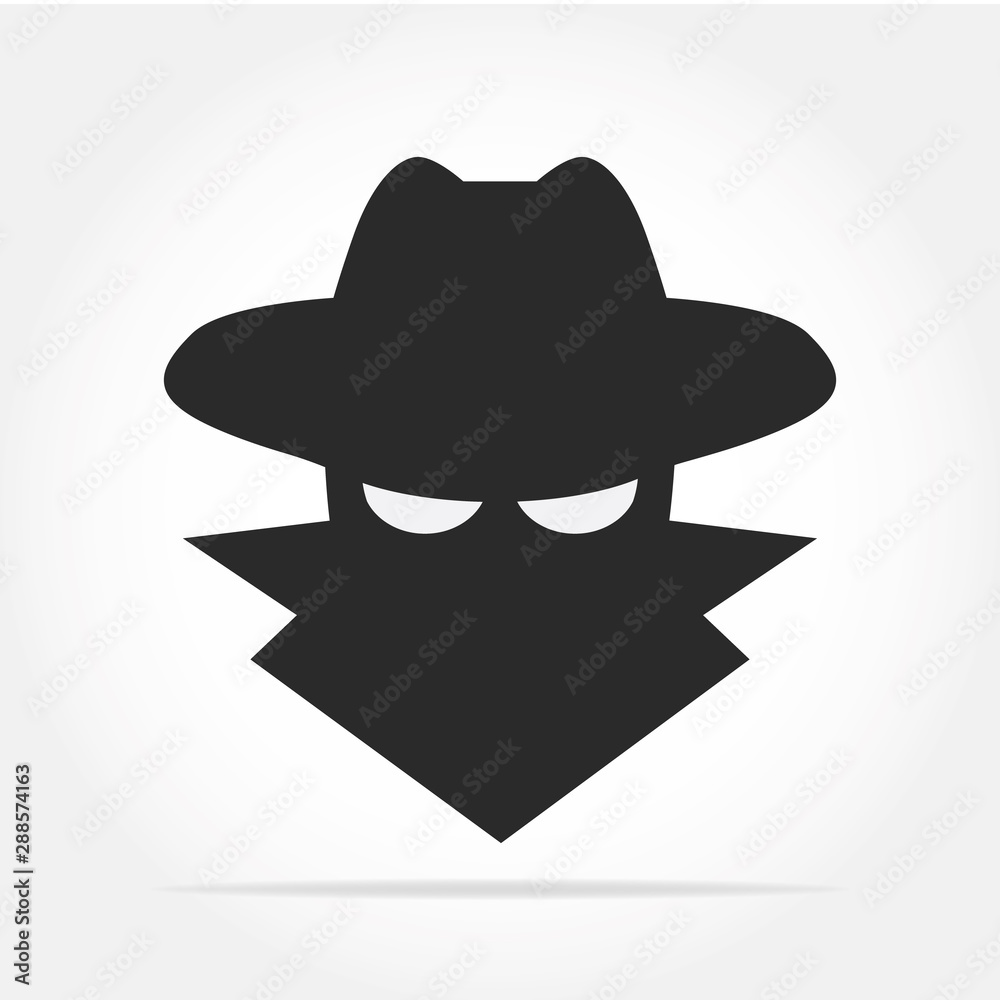 Spyware icon in simple design. Vector illustration Stock Vector | Adobe ...