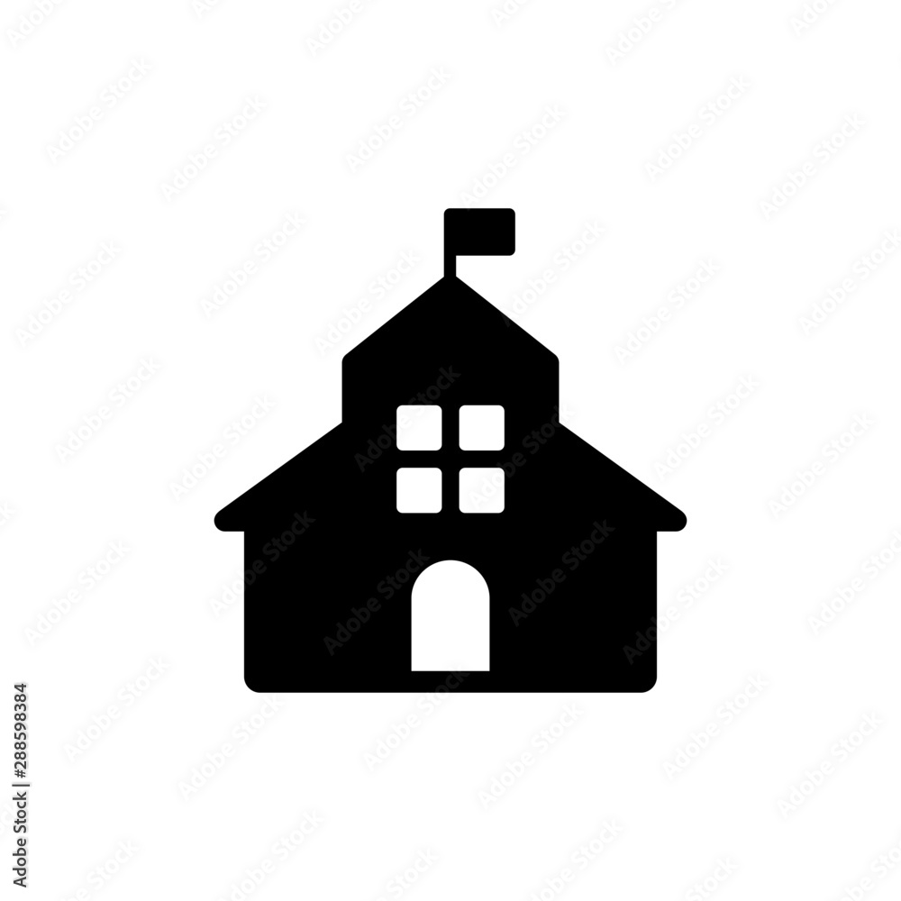 university icon trendy Stock Vector | Adobe Stock