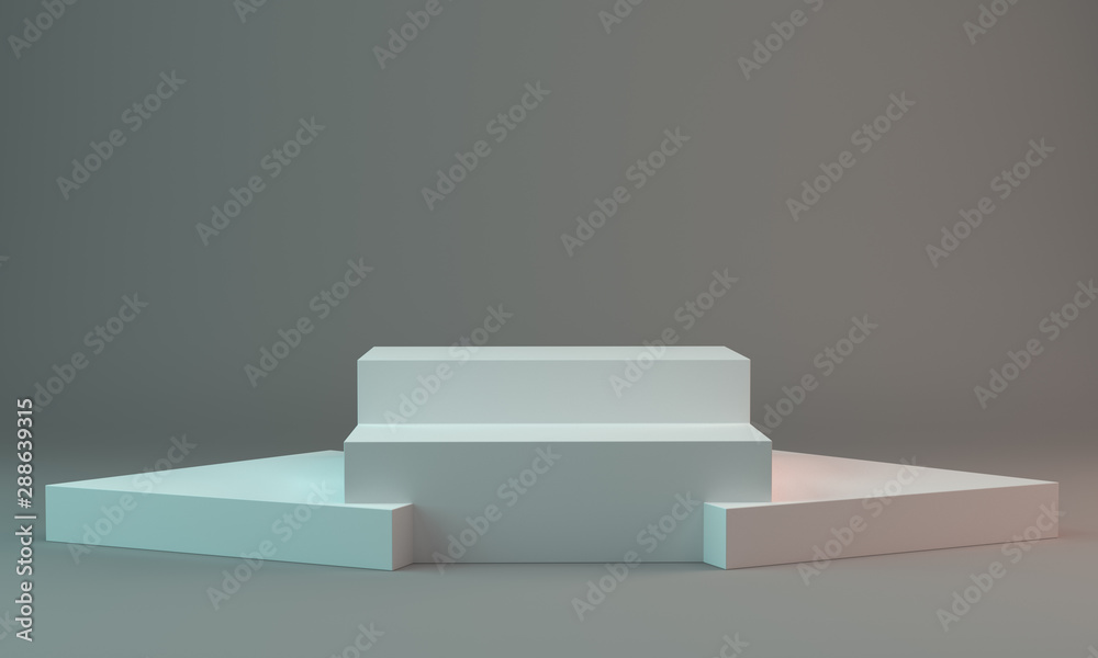 Product Display. Backdrop With Cubes For Product Vizualisation. 3D ...