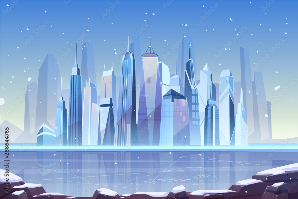 Futuristic Ice Cities