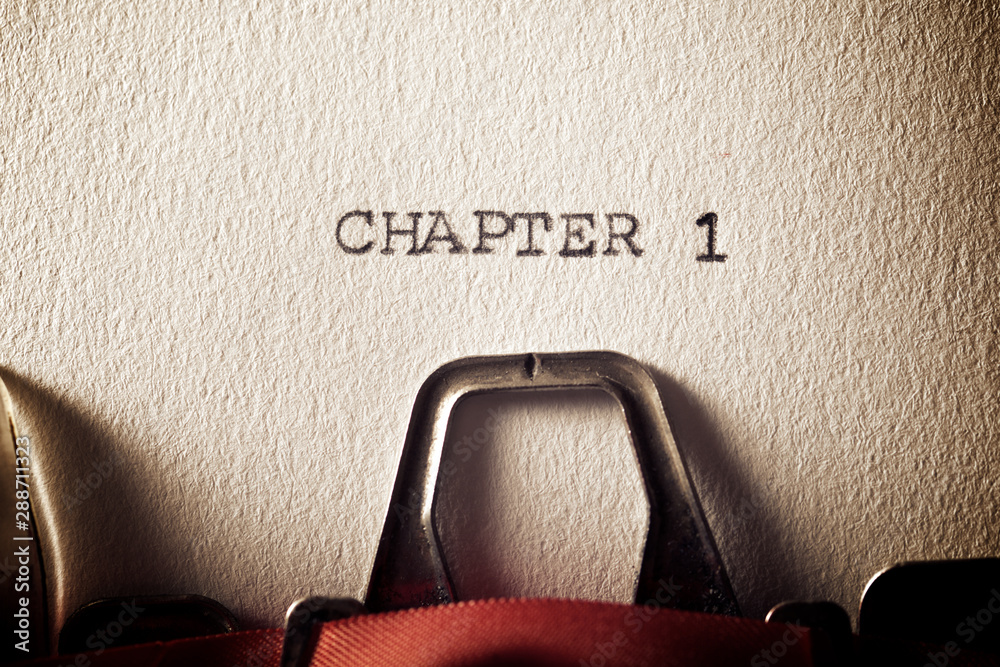 Foto de Chapter 1 concept do Stock | Adobe Stock