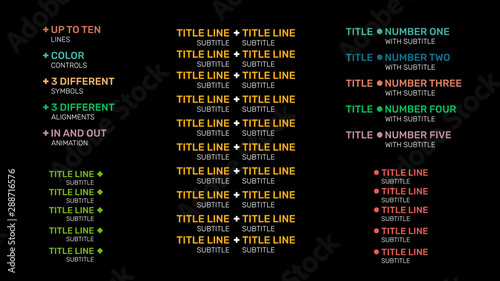 Multiple Text Lines Stock Template | Adobe Stock