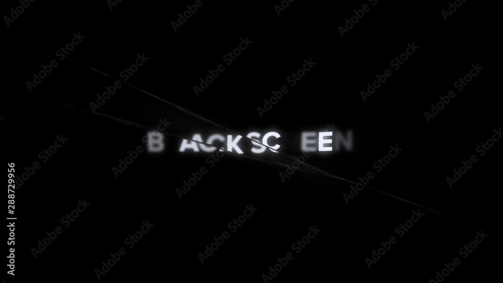 Black Screen Title Stock Template | Adobe Stock