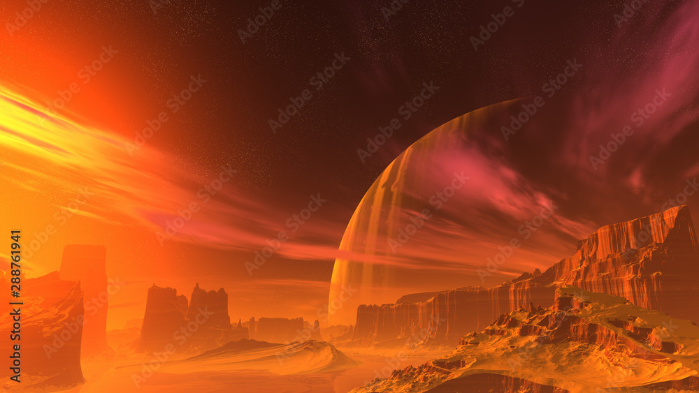 Alien Landscape Hd