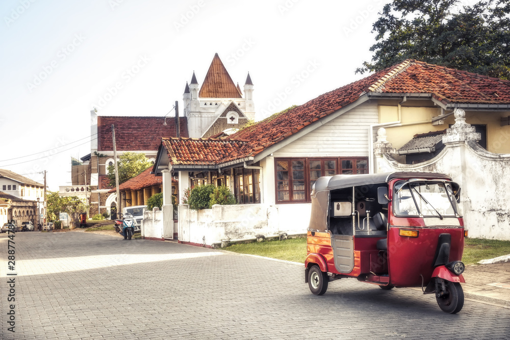 Photo & Art Print Sri-Lanka tourist port city Galle with colonial ...