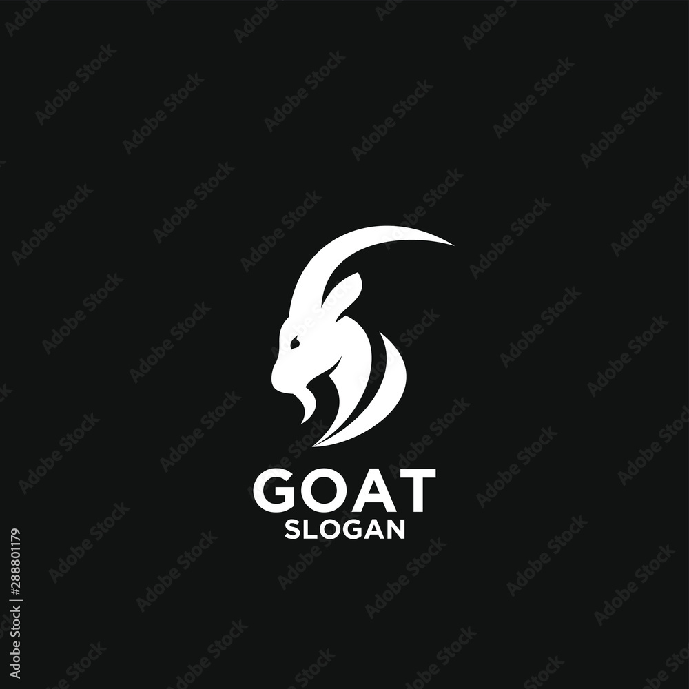 goat logo icon design vector Stock Vector | Adobe Stock