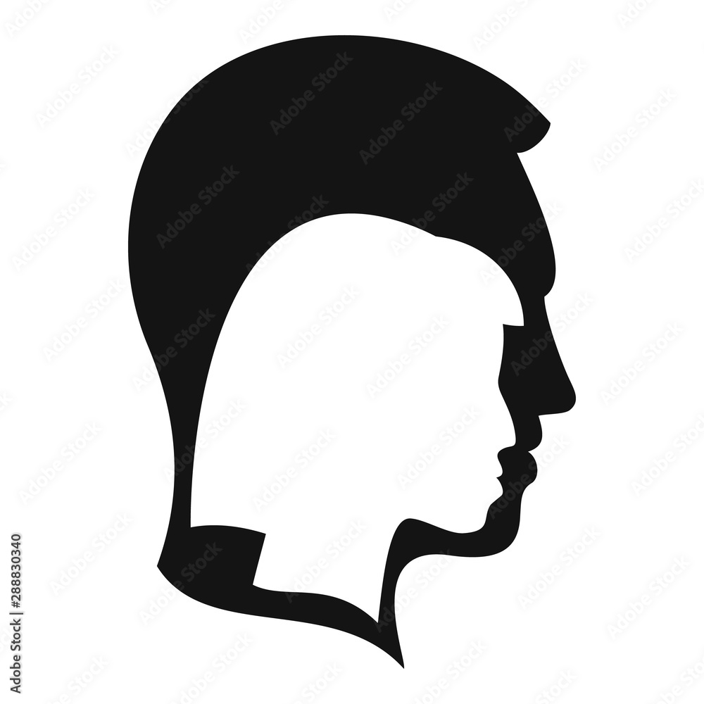 Transgender people icon. Simple illustration of transgender people ...