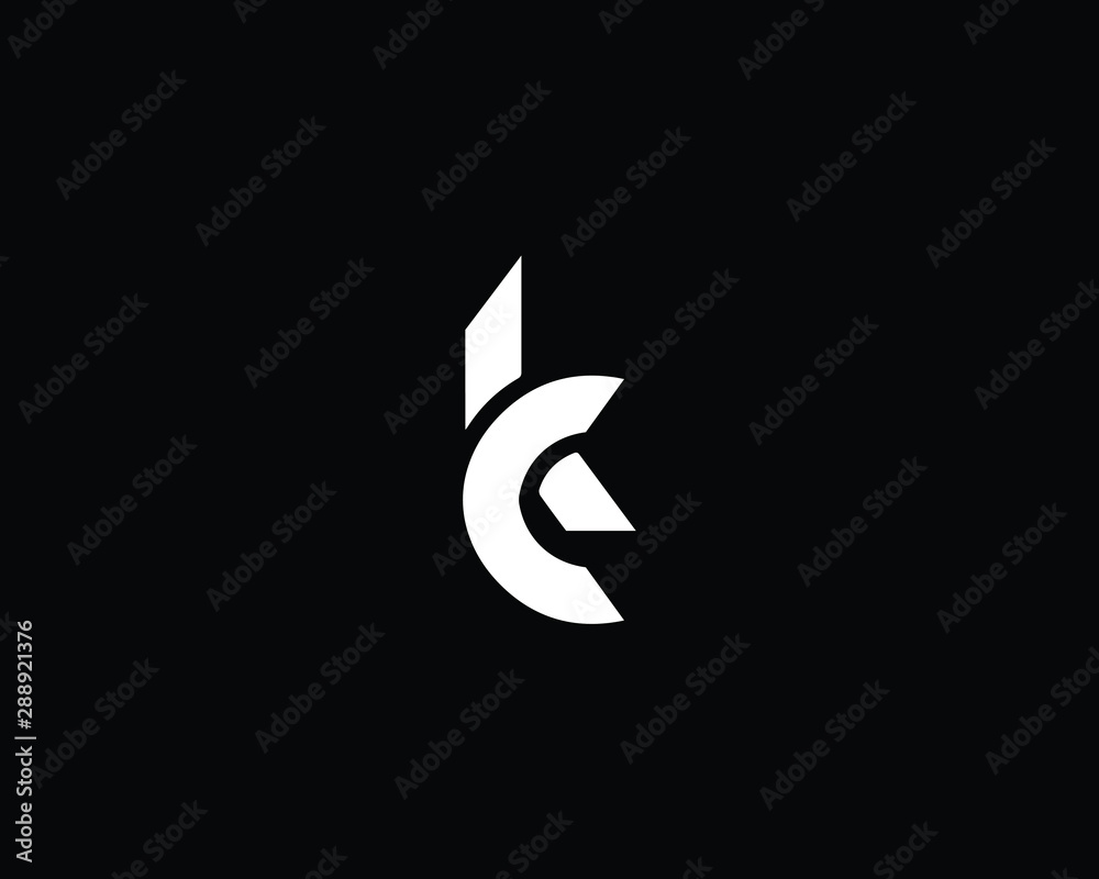 Creative and Minimalist Letter KC Logo Design Icon, Editable in Vector ...