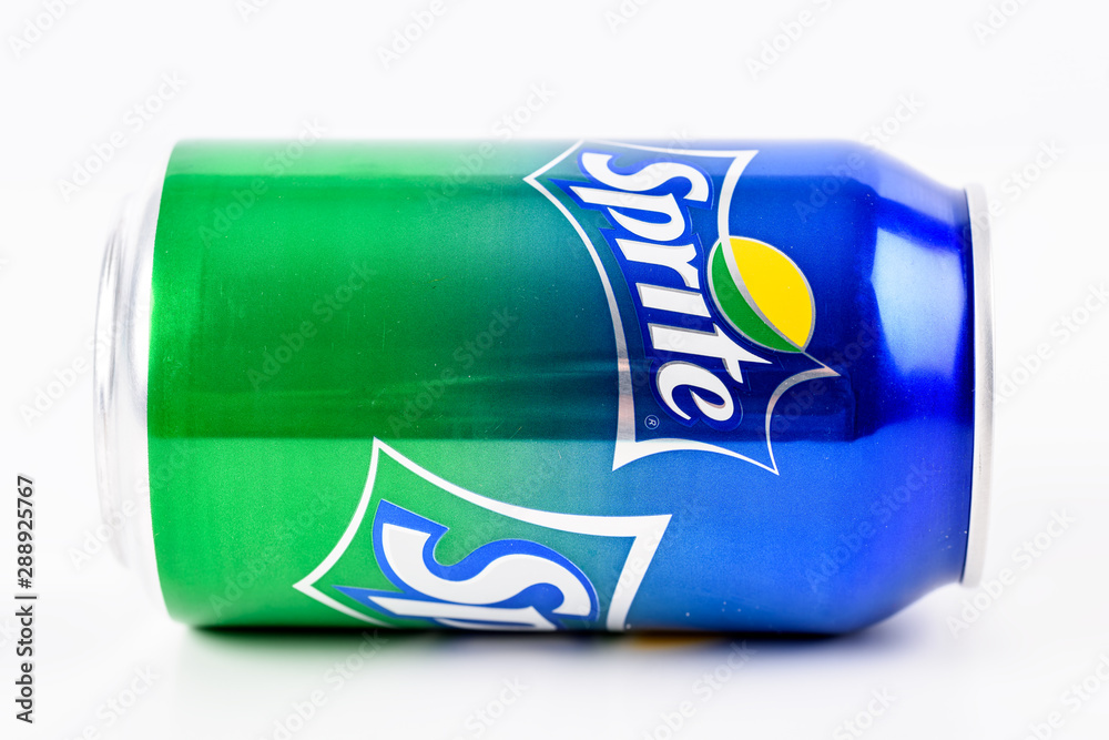 BUCHAREST, ROMANIA - JANUARY 16, 2016: Sprite is a carbonated soft ...