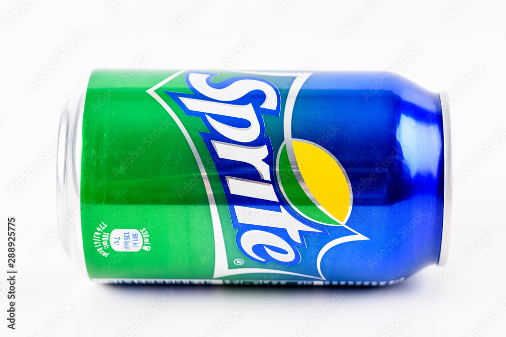 BUCHAREST, ROMANIA - JANUARY 16, 2016: Sprite is a carbonated soft ...