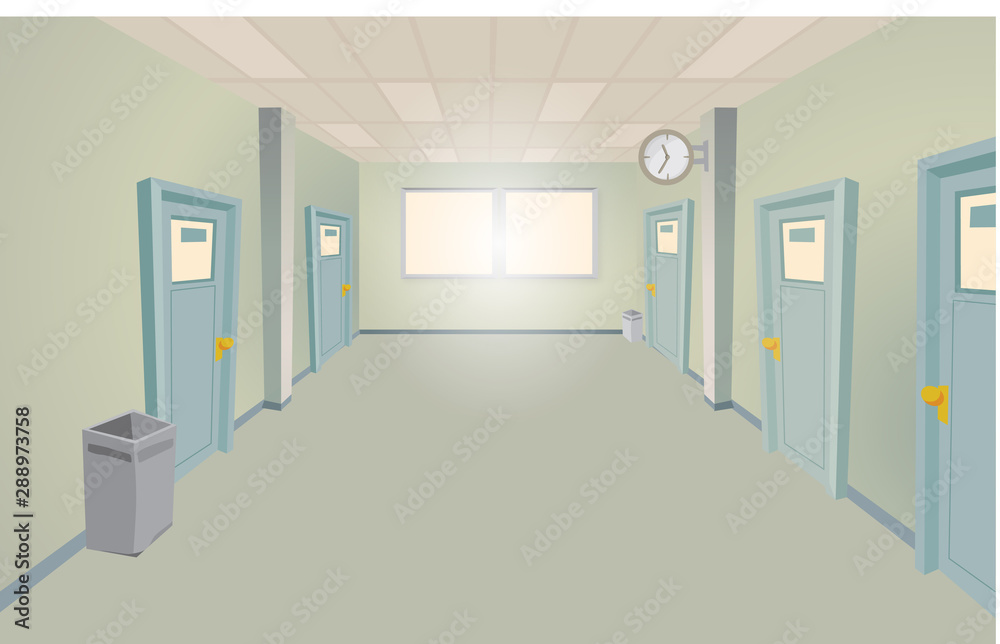 School Hallways Clipart