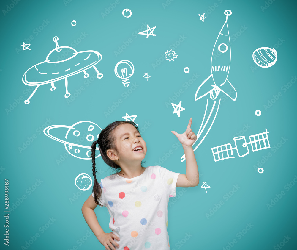 Children Using Imagination